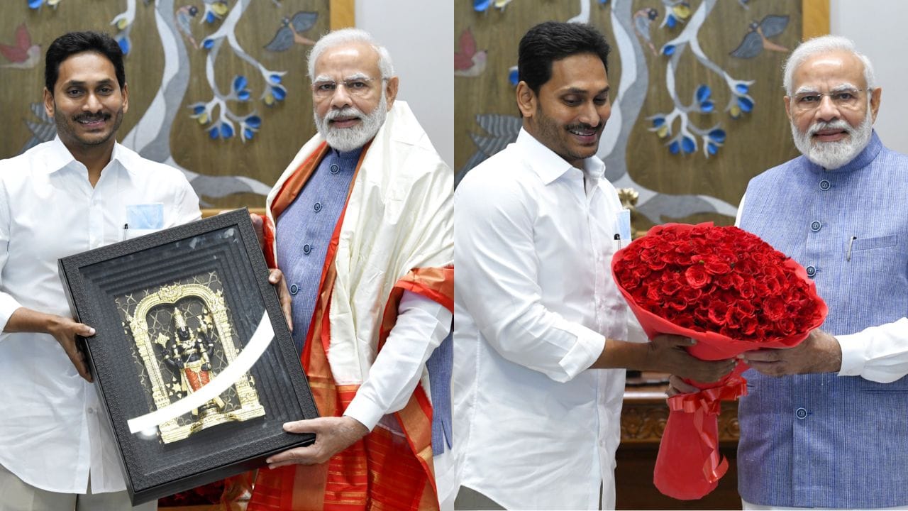 Modi and Jagan Meet: ಪ್ರಧಾನಿ ಮೋದಿಯನ್ನು ಭೇಟಿಯಾದ ಆಂಧ್ರಪ್ರದೇಶ ಮುಖ್ಯಮಂತ್ರಿ ...