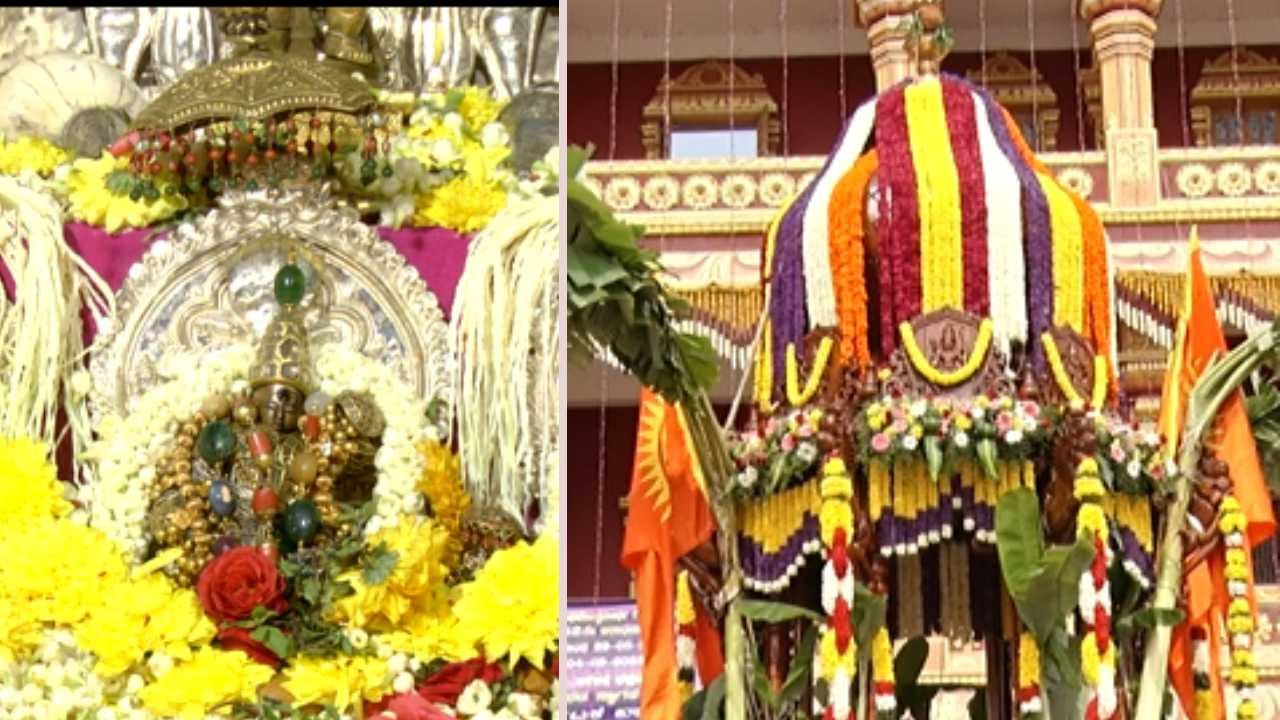 ಮಂತ್ರಾಲಯ ರಾಯರ 352ನೇ ಉತ್ತರಾಧನಾ ಮಹೋತ್ಸವ: ರಾಜಬೀದಿಯಲ್ಲಿ ಜರುಗಿದ ಮಹಾ ರಥೋತ್ಸವ ...