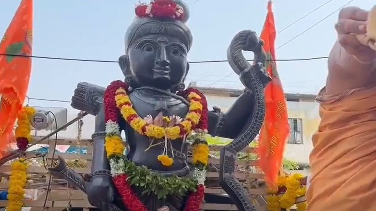 ಅಯೋಧ್ಯೆಯಲ್ಲಿ ಪ್ರತಿಷ್ಠಾಪಿಸಲಿರುವ ಬಾಲರಾಮನ ಪ್ರತಿಮೆ ನಿರ್ಮಾಣವಾಗಿದ್ದು ಎಲ್ಲಿ ...