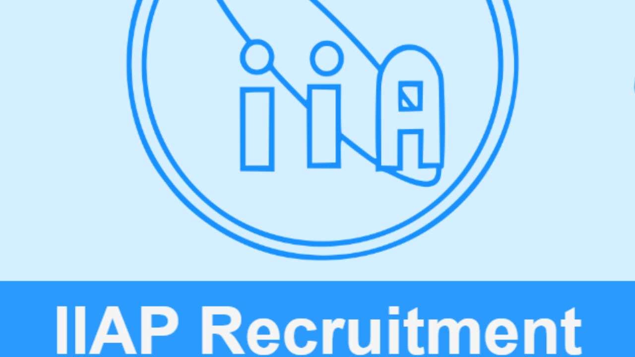 IIAP Recruitment 2024: 01 ಟೆಕ್ನಿಕಲ್ ಅಸಿಸ್ಟೆಂಟ್ ಹುದ್ದೆಗೆ ವಾಕ್-ಇನ್ ...