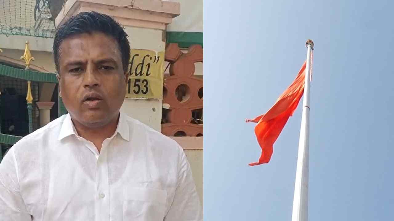 ಕೆರಗೋಡು ಕೇಸರಿ ಧ್ವಜ ತೆರವು: ಶಾಸಕ ರವಿ ಗಣಿಗ ನಿವಾಸದ ಮುಂದೆ ಕಾರ್ಯಕರ್ತರ ...