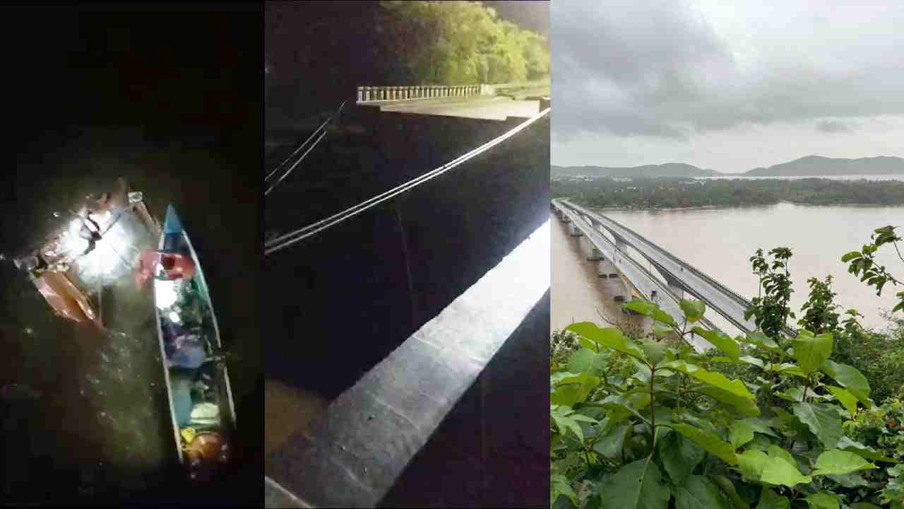 ಕಾರವಾರ ಬಳಿ ಮಧ್ಯ ರಾತ್ರಿ ಏಕಾಏಕಿ ಕುಸಿದ ಸೇತುವೆ, ನದಿಗೆ ಬಿದ್ದ ಲಾರಿ ಚಾಲಕನ ಜೀವ ...