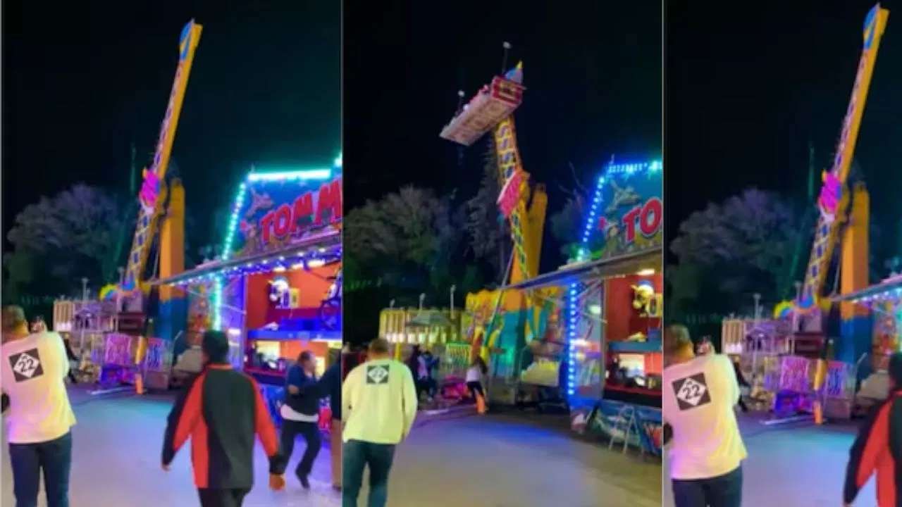 Video Viral: ಜಾತ್ರೆಯಲ್ಲಿ ಬುಡ ಮೇಲಾದ ಉಯ್ಯಾಲೆ; ತಪ್ಪಿದ ಭಾರೀ ಅನಾಹುತ ...